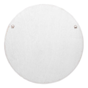 Jemma Round Capiz Shell Mirror Decorative Boho Wall Accent – East at Main