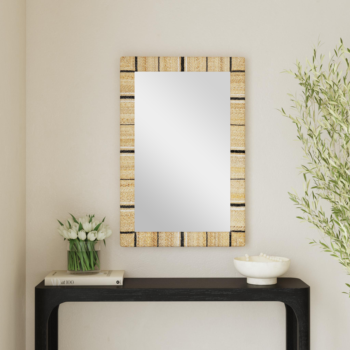 Discover the Charm of Maui Seagrass Rectangular Mirror - Perfect for ...