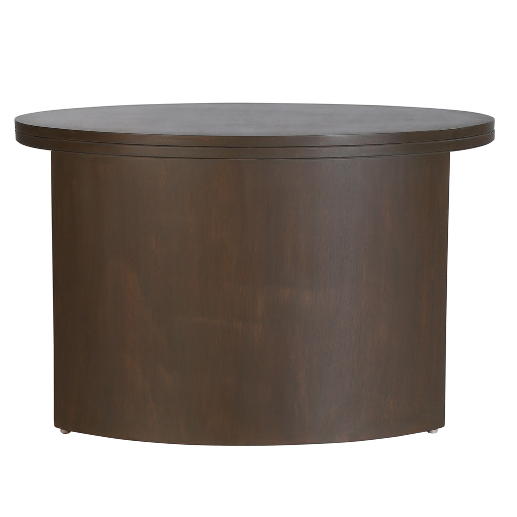Cyrus Round Storage Coffee Table and Nesting Stool – East at Main