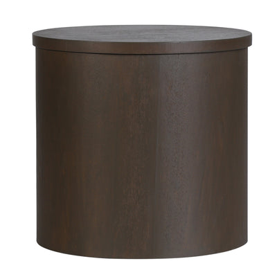 Cyrus Round Storage Coffee Table and Nesting Stool – East at Main