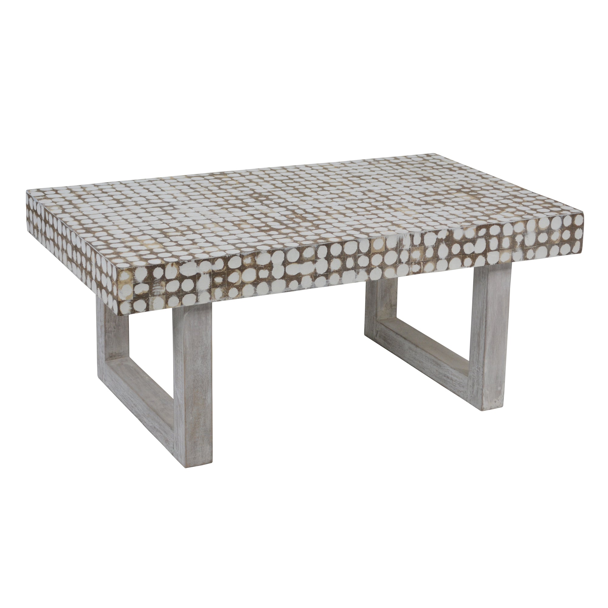 Mosaic Coconut Coffee Table – East at Main