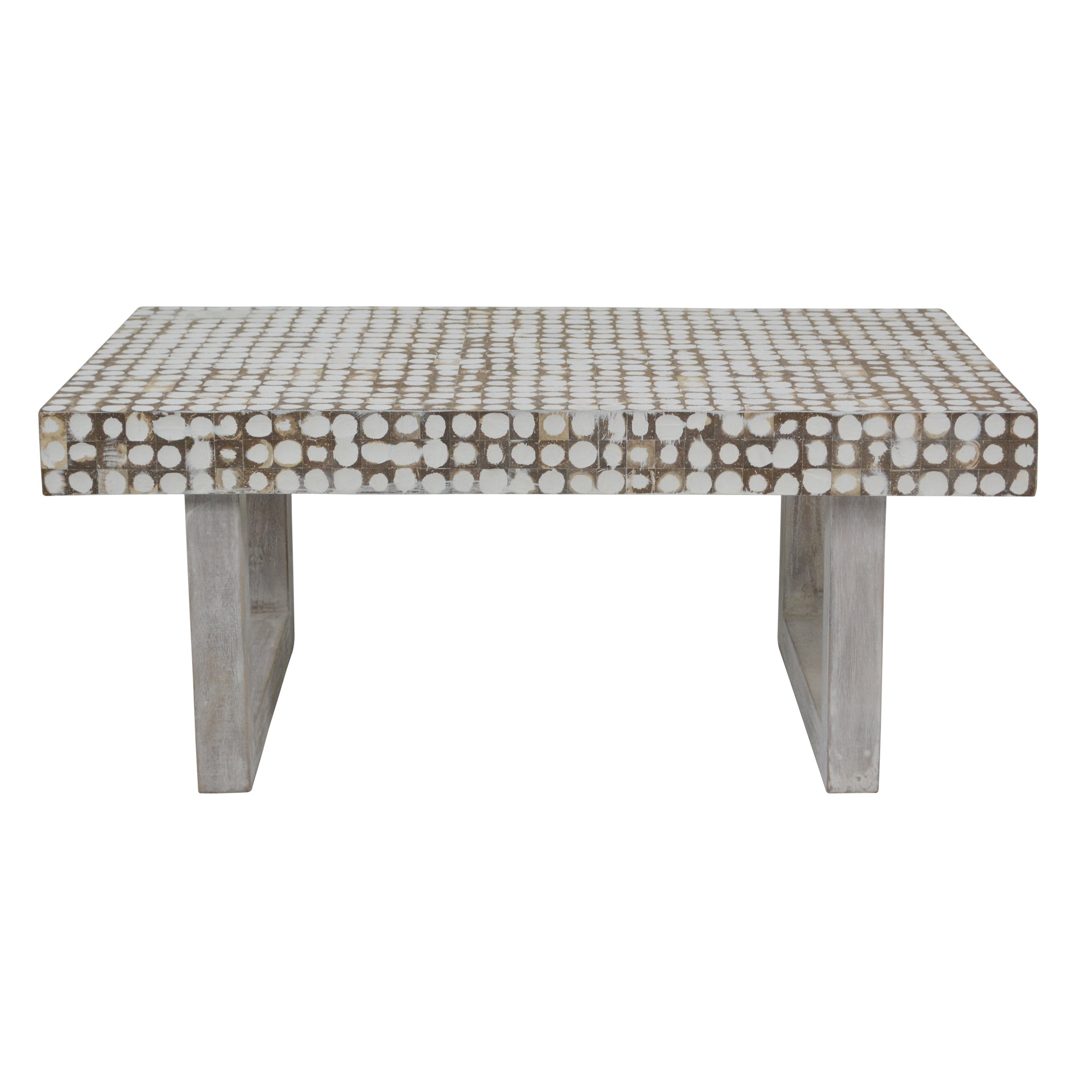 Mosaic Coconut Coffee Table – East at Main