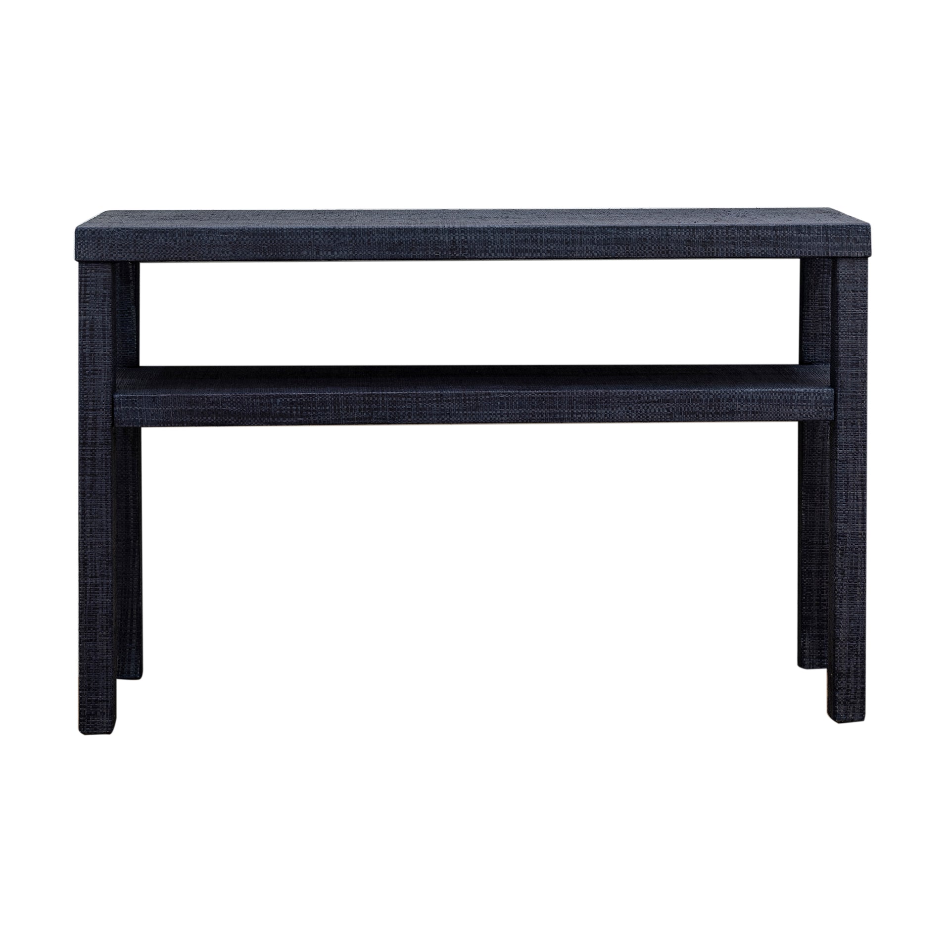 Tailored Raffia Console Table – East at Main