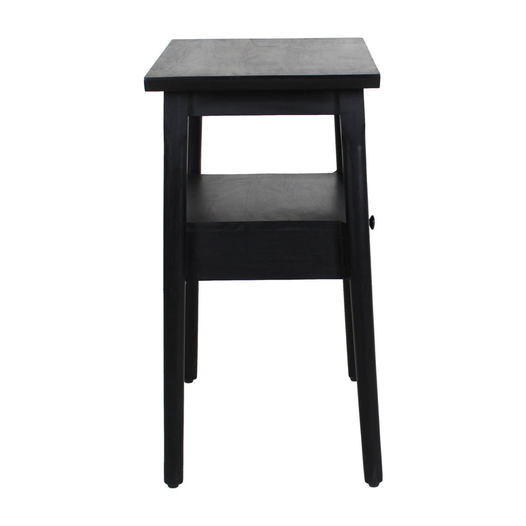 Kit 1 Drawer Storage Side Table – Solid Mango Wood End Table or ...