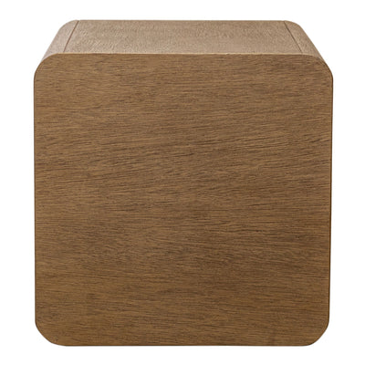 Piers Bayur Wood Square Plynth Side Table | East at Main