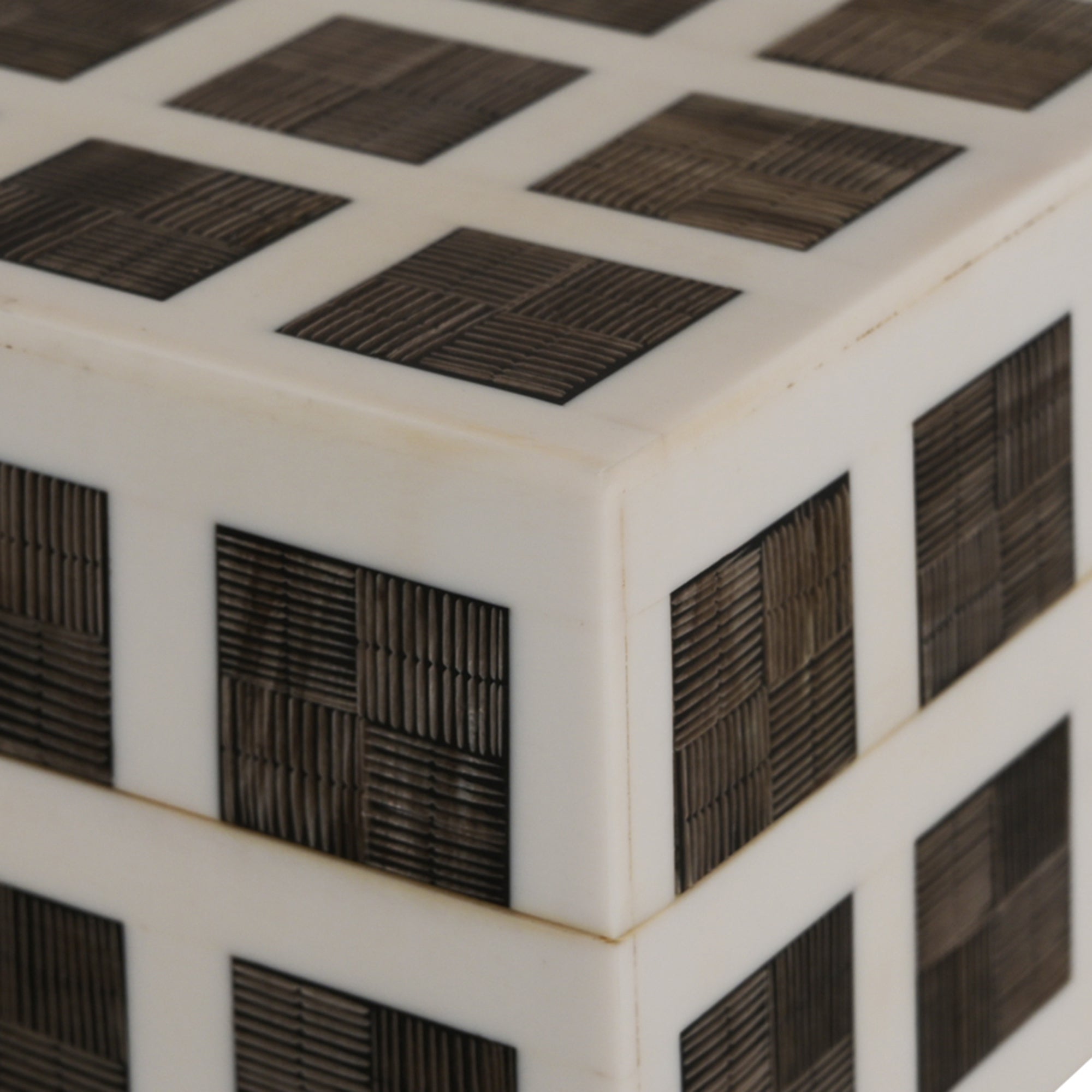 Cassia Carved Horn Decorative Nesting Box Set of 2 – East at Main