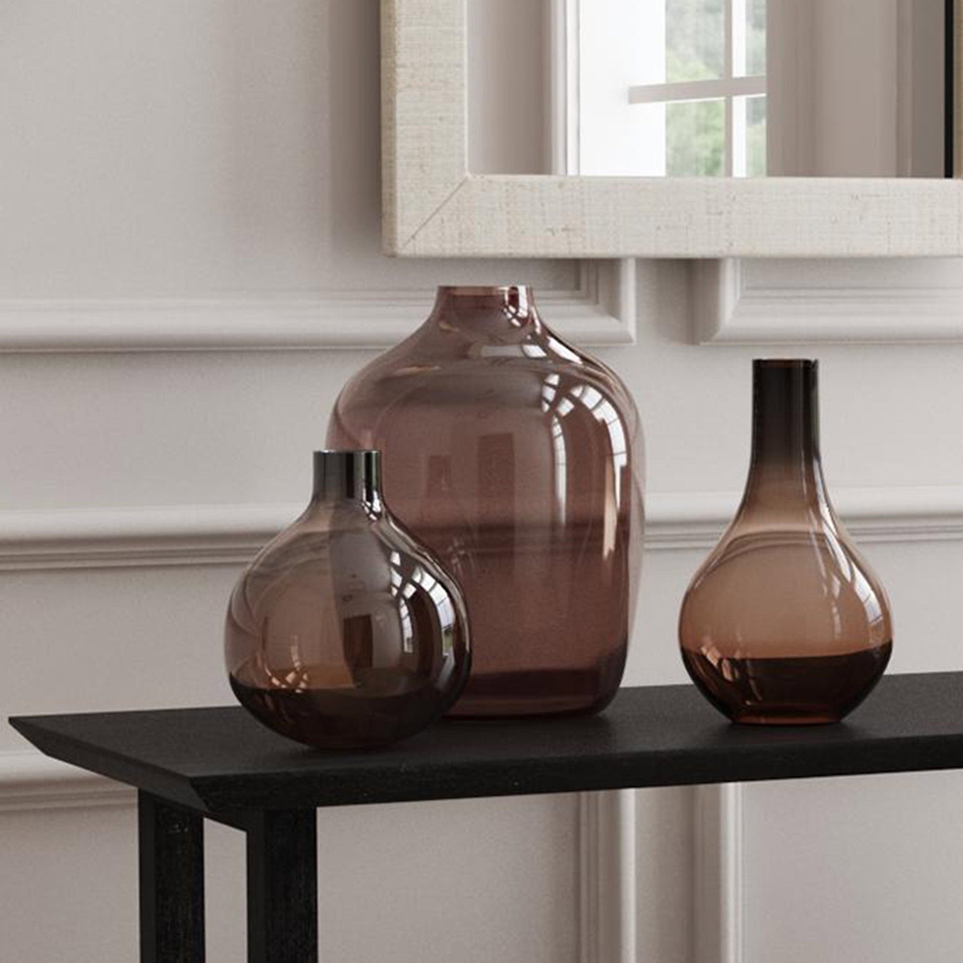 Caspian Handblown Glass Vase – East at Main