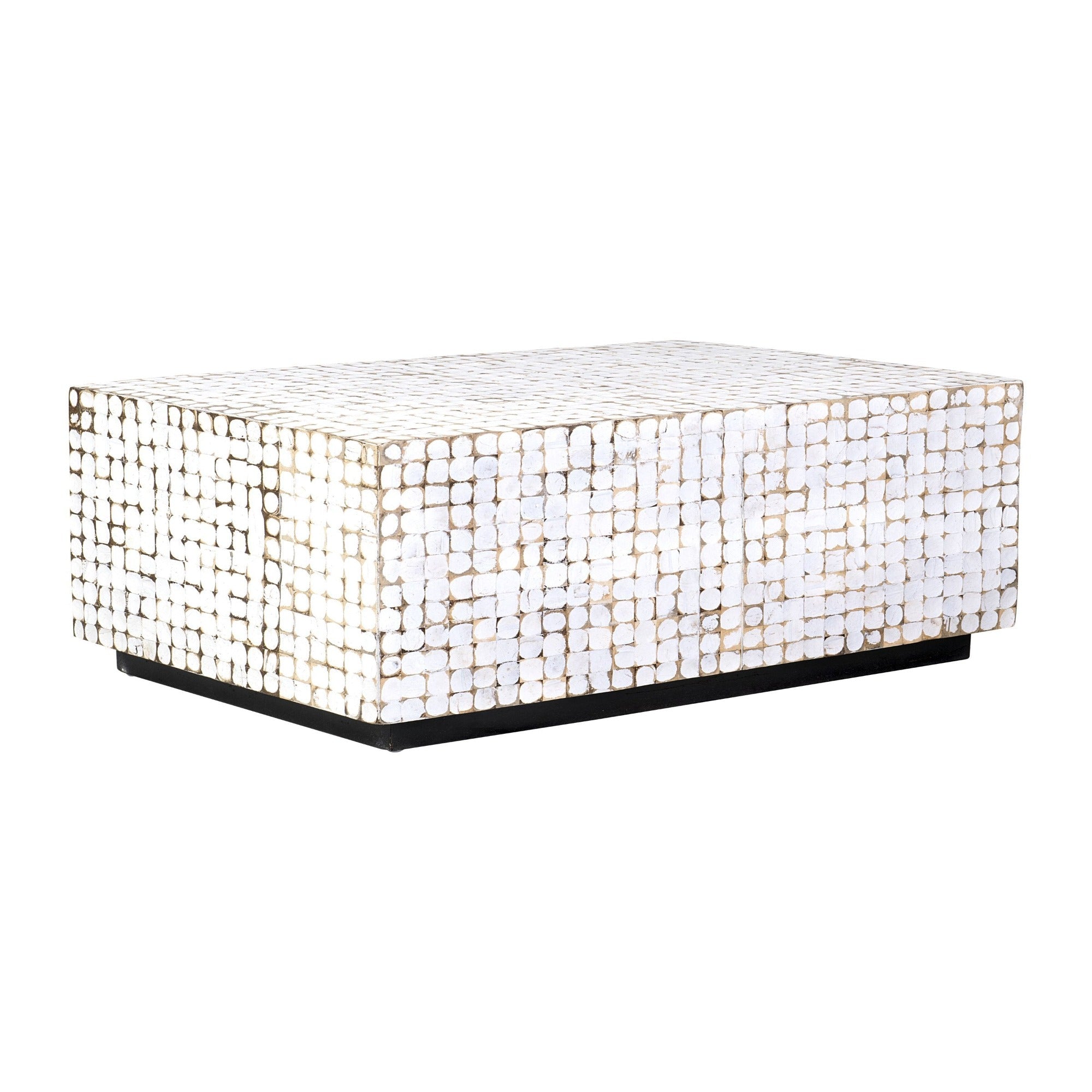 Mila Rectangular Coconut Coffee Table – East at Main