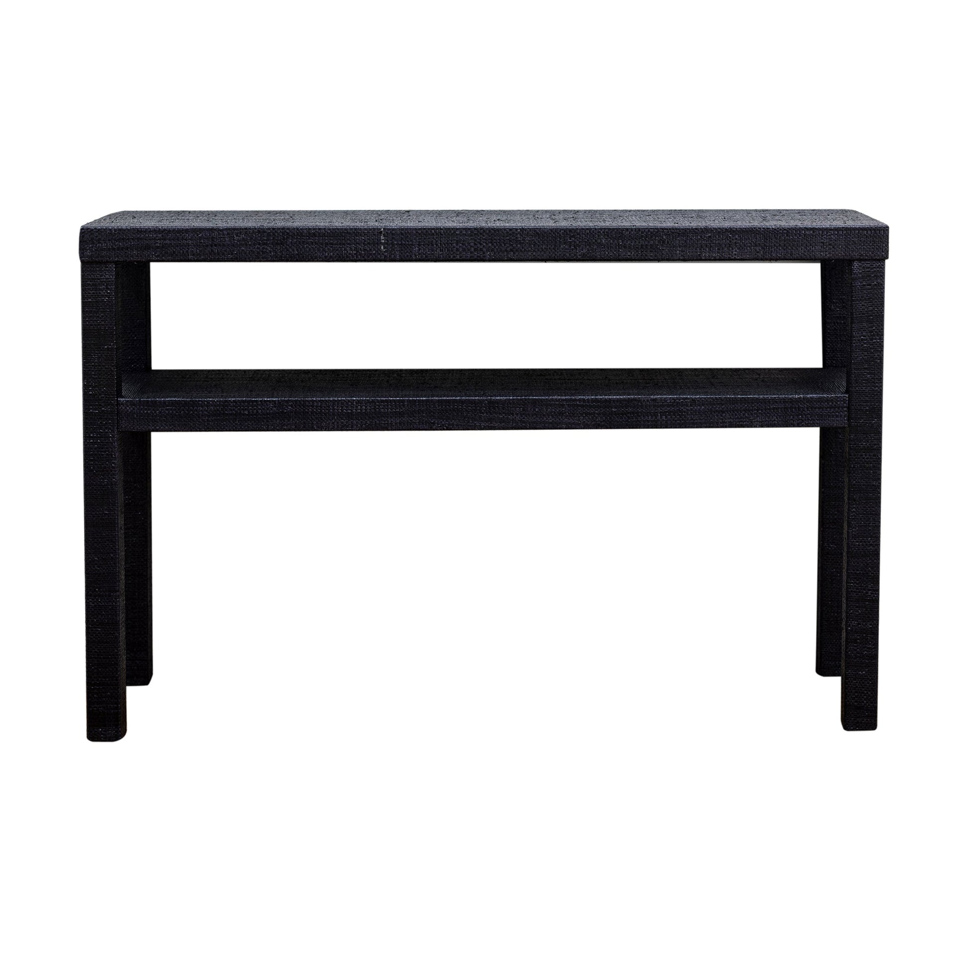 Tailored Raffia Console Table – East at Main