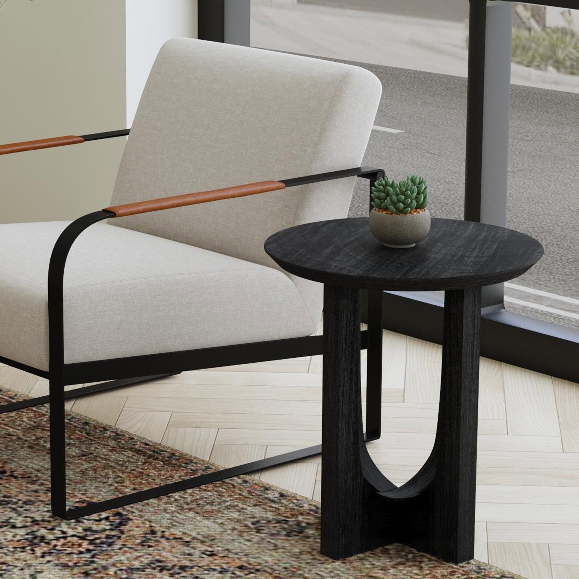 Reverse Arch Side Table – East at Main