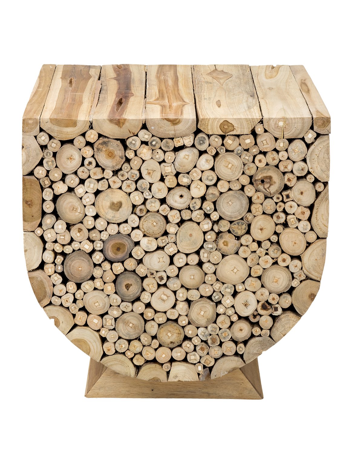Harper Stacked Wood Accent Table – East at Main