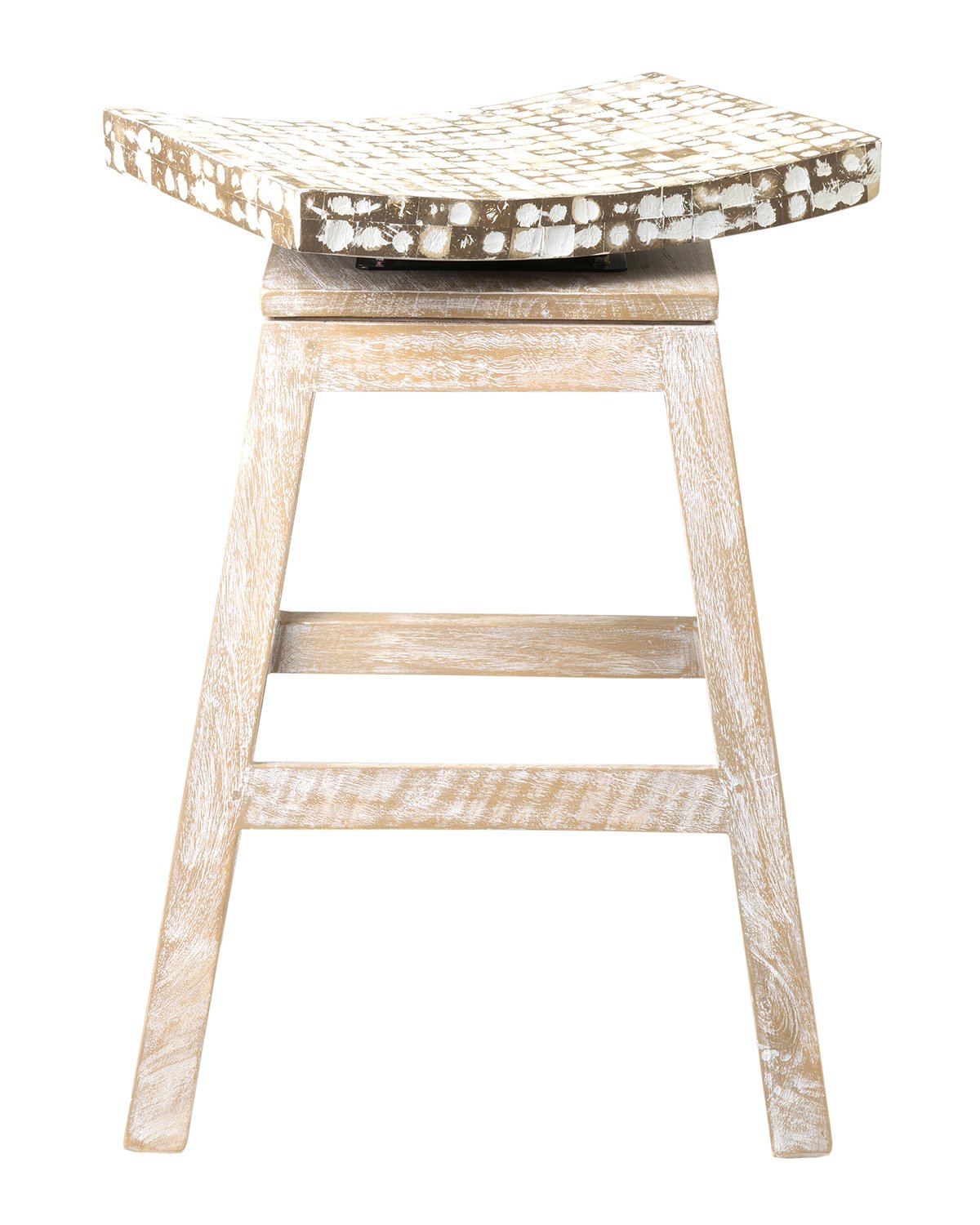 Lawson Wood and Coconut Counter Stool | East at Main