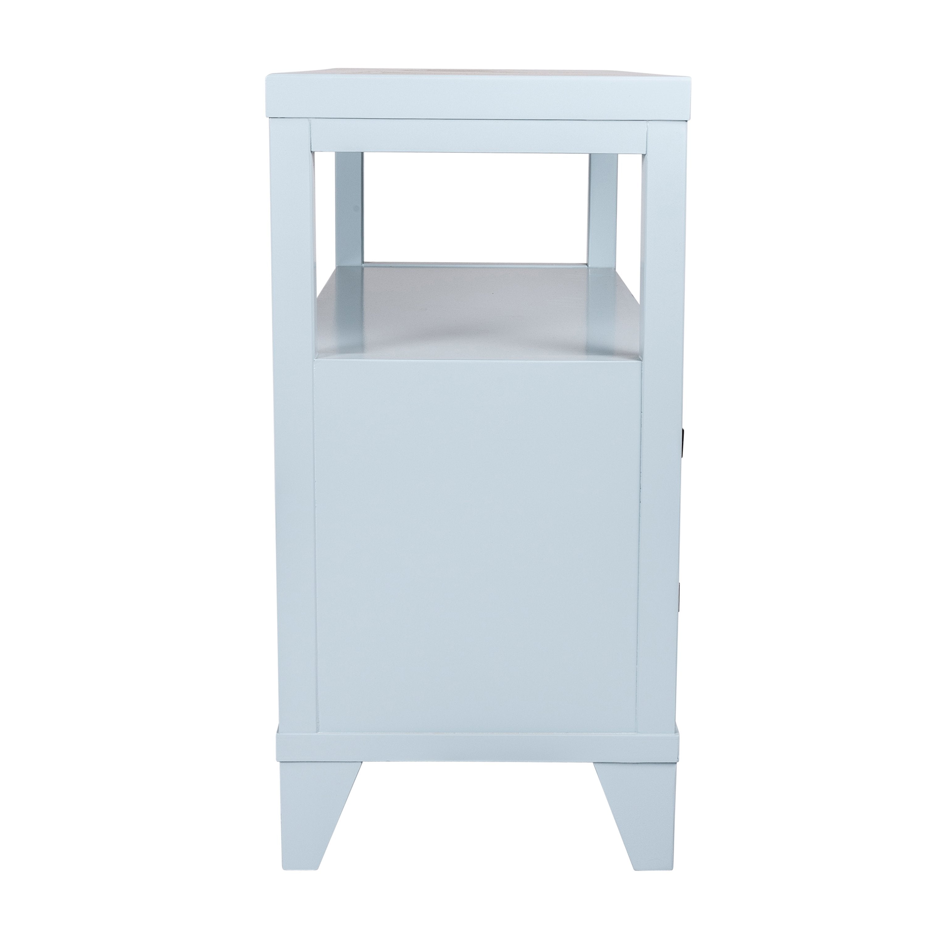 Ezra 2 Drawer Side Table – East at Main